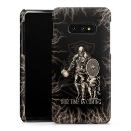 DeinDesign Galaxy S10e Handy Premium Case Smartphone Handyh&uuml;lle Schutzh&uuml;lle matt Tv Show Designs Wikinger Vikings Premium Case