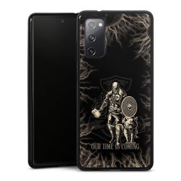 DeinDesign Galaxy S20 FE 5G Handy Silikon H&uuml;lle Case schwarz Handyh&uuml;lle Tv Show Designs Vikings Wikinger