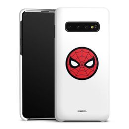 DeinDesign Galaxy S10 Handy Premium Case Smartphone Handyh&uuml;lle Schutzh&uuml;lle gl&auml;nzend Merchandise Marvel Spiderman Premium Case