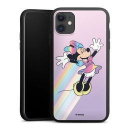 DeinDesign iPhone 11 Handy Premium Silikon H&uuml;lle Handyh&uuml;lle schwarz Case Official Licensed Product Disney Minnie Mouse Silikon Premium Case