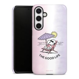 DeinDesign Galaxy S24+ Handy Panzer Handyh&uuml;lle robuste Outdoor H&uuml;lle Schutzh&uuml;lle gl&auml;nzend Snoopy Official Licensed Product Peanuts Tough Case