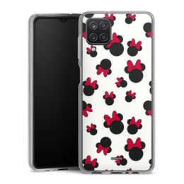 DeinDesign Galaxy A12 Handy Silikon H&uuml;lle Case transparent Handyh&uuml;lle Disney Official Licensed Product Minnie Mouse Silikon Case