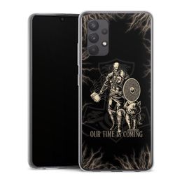 DeinDesign Galaxy A32 4G Handy Silikon H&uuml;lle Case transparent Handyh&uuml;lle Tv Show Designs Wikinger Vikings Silikon Case