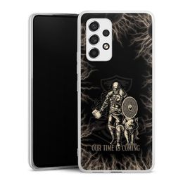 DeinDesign Galaxy A53 5G Handy Silikon H&uuml;lle Case transparent Handyh&uuml;lle Tv Show Designs Vikings Wikinger Silikon Case