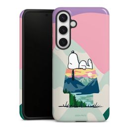 DeinDesign Galaxy S24+ Handy Panzer Handyh&uuml;lle robuste Outdoor H&uuml;lle Schutzh&uuml;lle gl&auml;nzend Official Licensed Product Peanuts Snoopy Tough Case