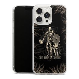 DeinDesign iPhone 15 Pro Max Handy Silikon H&uuml;lle Case transparent Handyh&uuml;lle Tv Show Designs Wikinger Vikings Silikon Case