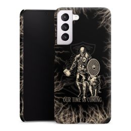 DeinDesign Galaxy S21 FE 5G Handy Premium Case Smartphone Handyh&uuml;lle Schutzh&uuml;lle matt Wikinger Vikings Tv Show Designs Premium Case