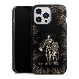 DeinDesign iPhone 13 Pro Handy Silikon H&uuml;lle Case schwarz Handyh&uuml;lle Wikinger Vikings Tv Show Designs