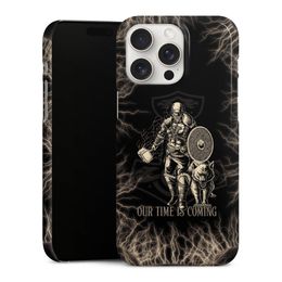 DeinDesign iPhone 15 Pro Max Handy Premium Case Smartphone Handyh&uuml;lle Schutzh&uuml;lle gl&auml;nzend Wikinger Vikings Tv Show Designs Premium Case