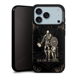DeinDesign iPhone 17 Pro Handy Silikon H&uuml;lle Case schwarz Handyh&uuml;lle Wikinger Vikings Tv Show Designs