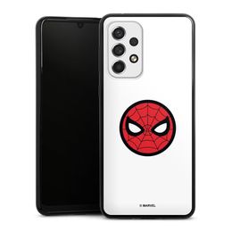 DeinDesign Galaxy A33 5G Handy Slim Case extra d&uuml;nn Silikon Handyh&uuml;lle schwarz H&uuml;lle Spiderman Merchandise Marvel Silikon Slim Case