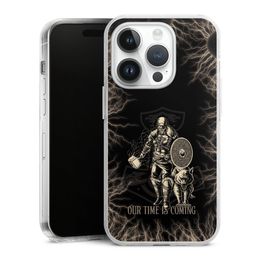 DeinDesign iPhone 14 Pro Handy Case Handyh&uuml;lle transparent H&uuml;lle Wikinger Vikings Tv Show Designs Hard Case