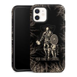 DeinDesign iPhone 12 mini Handy Panzer Handyh&uuml;lle robuste Outdoor H&uuml;lle Schutzh&uuml;lle gl&auml;nzend Wikinger Vikings Tv Show Designs Tough Case