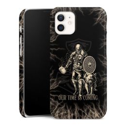 DeinDesign iPhone 12 mini Handy Premium Case Smartphone Handyh&uuml;lle Schutzh&uuml;lle gl&auml;nzend Tv Show Designs Wikinger Vikings Premium Case