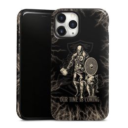 DeinDesign iPhone 11 Pro Handy Panzer Handyh&uuml;lle robuste Outdoor H&uuml;lle Schutzh&uuml;lle gl&auml;nzend Wikinger Vikings Tv Show Designs Tough Case