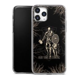 DeinDesign iPhone 11 Pro Handy Slim Case Silikon Handyh&uuml;lle transparent H&uuml;lle extra d&uuml;nn Wikinger Vikings Tv Show Designs Silikon Slim Case