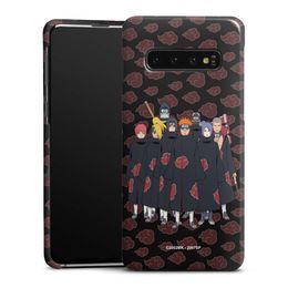 DeinDesign Galaxy S10 Handy Premium Case Smartphone Handyh&uuml;lle Schutzh&uuml;lle gl&auml;nzend Akatsuki Naruto Shippuden Official Licensed Product Premium Case