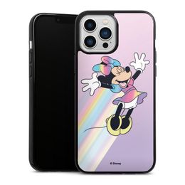 DeinDesign iPhone 13 Pro Max Handy Silikon H&uuml;lle Case schwarz Handyh&uuml;lle Official Licensed Product Disney Minnie Mouse