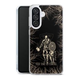 DeinDesign Galaxy A56 5G Handy Silikon H&uuml;lle Case transparent Handyh&uuml;lle Wikinger Vikings Tv Show Designs Silikon Case