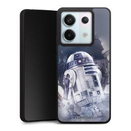 DeinDesign Xiaomi Redmi Note 13 Pro 5G Handy Premium Silikon H&uuml;lle Handyh&uuml;lle schwarz Case Robot Merchandise Star Wars Silikon Premium Case