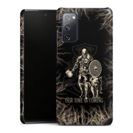 DeinDesign Galaxy S20 FE Handy Premium Case Smartphone Handyh&uuml;lle Schutzh&uuml;lle gl&auml;nzend Tv Show Designs Wikinger Vikings Premium Case