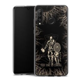 DeinDesign Huawei P30 Lite Handy Silikon H&uuml;lle Case transparent Handyh&uuml;lle Tv Show Designs Wikinger Vikings Silikon Case