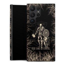 DeinDesign Galaxy S23 Ultra Handy Premium Case Smartphone Handyh&uuml;lle Schutzh&uuml;lle matt Tv Show Designs Wikinger Vikings Premium Case