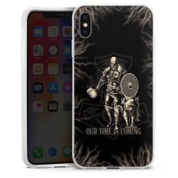 DeinDesign iPhone Xs Max Handy Silikon H&uuml;lle Case transparent Handyh&uuml;lle Wikinger Vikings Tv Show Designs Silikon Case