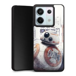 DeinDesign Xiaomi Redmi Note 13 Pro 5G Handy Premium Silikon H&uuml;lle Handyh&uuml;lle schwarz Case Robot Star Wars Merchandise Silikon Premium Case