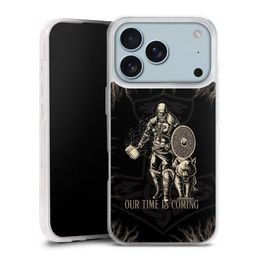 DeinDesign iPhone 17 Pro Handy Silikon H&uuml;lle Case transparent Handyh&uuml;lle Wikinger Vikings Tv Show Designs Silikon Case