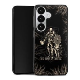 DeinDesign Galaxy S26 Handy Slim Case extra d&uuml;nn Silikon Handyh&uuml;lle schwarz H&uuml;lle Tv Show Designs Wikinger Vikings Silikon Slim Case