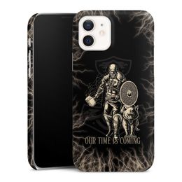 DeinDesign iPhone 12 Handy Premium Case Smartphone Handyh&uuml;lle Schutzh&uuml;lle matt Wikinger Vikings Tv Show Designs Premium Case
