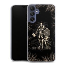 DeinDesign Galaxy A15 Handy Silikon H&uuml;lle Case transparent Handyh&uuml;lle Tv Show Designs Wikinger Vikings Silikon Case