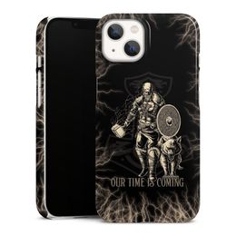 DeinDesign iPhone 13 Handy Premium Case Smartphone Handyh&uuml;lle Schutzh&uuml;lle gl&auml;nzend Wikinger Vikings Tv Show Designs Premium Case