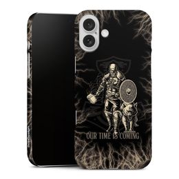 DeinDesign iPhone 16 Plus Handy Premium Case Smartphone Handyh&uuml;lle Schutzh&uuml;lle matt Tv Show Designs Wikinger Vikings Premium Case