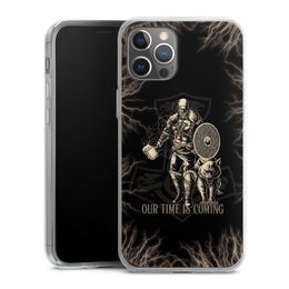 DeinDesign iPhone 12 Pro Max Handy Silikon H&uuml;lle Case transparent Handyh&uuml;lle Wikinger Vikings Tv Show Designs Silikon Case