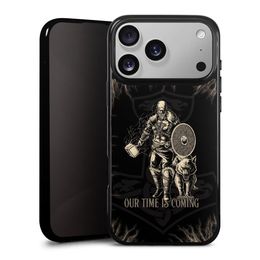 DeinDesign iPhone 17 Pro Max Handy Silikon H&uuml;lle Case schwarz Handyh&uuml;lle Wikinger Vikings Tv Show Designs