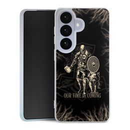 DeinDesign Galaxy S26 Handy Slim Case Silikon Handyh&uuml;lle transparent H&uuml;lle extra d&uuml;nn Tv Show Designs Wikinger Vikings Silikon Slim Case