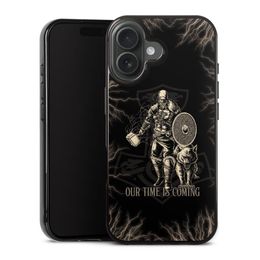 DeinDesign iPhone 17 Handy Silikon H&uuml;lle Case schwarz Handyh&uuml;lle Wikinger Vikings Tv Show Designs