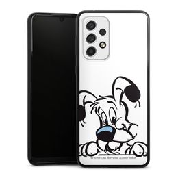 DeinDesign Galaxy A33 5G Handy Slim Case extra d&uuml;nn Silikon Handyh&uuml;lle schwarz H&uuml;lle Comic Idefix Official Licensed Product Silikon Slim Case