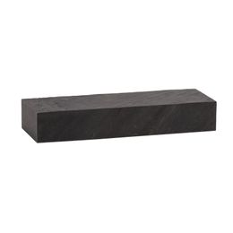 KADIMA DESIGN WANDREGAL Mango Massivholz Steinoptik Rechteckig Modern, Grau 60x20x10 cm