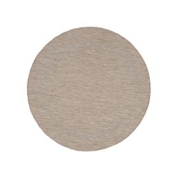 KADIMA DESIGN TEPPICH Outdoor ALSTER in Beige, einfarbig, &Oslash; 200 cm