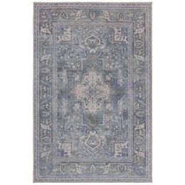 KADIMA DESIGN TEPPICH Waschbar HALD, klassisch im Vintage-Stil, T&uuml;rkis, 120 x 170 cm