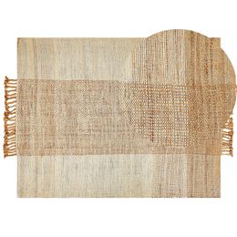 Beliani TEPPICH geflochten Hamzalar 230/160 cm