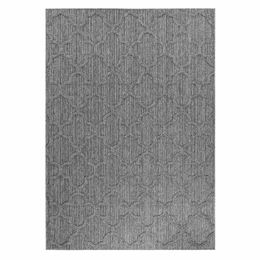 KADIMA DESIGN TEPPICH Outdoor IMST in Grau, im Skandi-Stil, 140 x 200 cm