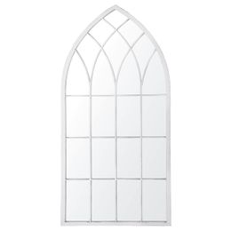 Beliani WANDSPIEGEL grau Fensteroptik 50/115 cm Cassel