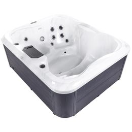 Beliani WHIRLPOOL Wei&szlig; Arcelia