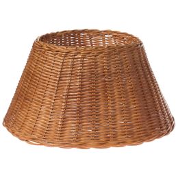 Beliani WEIHNACHTSBAUMKRAGEN 24 cm Naturfarben Flocon