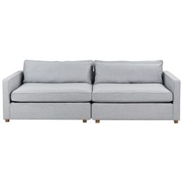Beliani 3-SITZER-SOFA grau Vinstra