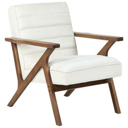 Beliani SESSEL Cremewei&szlig; Kisa